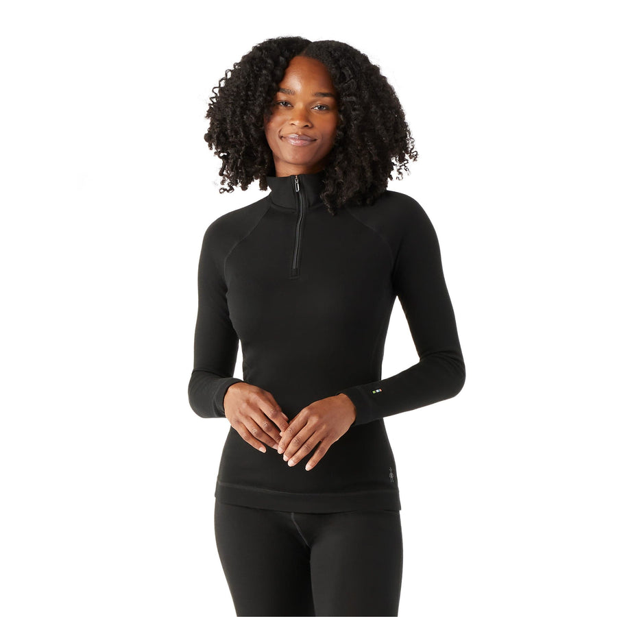 Smartwool Womens Classic Thermal Merino Base Layer 1/4 Zip - GoBros.com