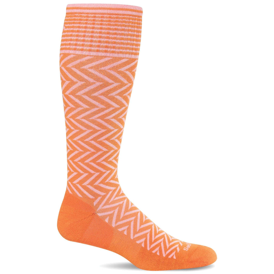 Sockwell Womens Chevron Moderate Compression Knee-High Socks - GoBros.com