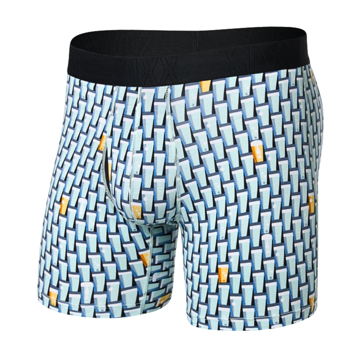 SAXX Mens DropTemp Cooling Cotton Boxer Brief - GoBros.com