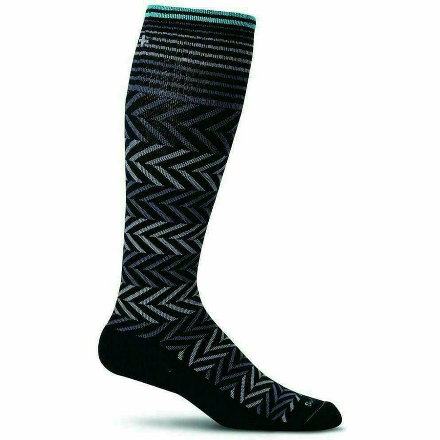 Sockwell Womens Chevron Moderate Compression Knee-High Socks - GoBros.com